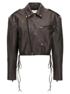 Magda Butrym 19' Leather Biker Jacket