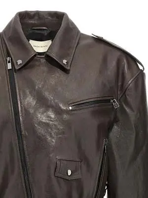 Magda Butrym 19' Leather Biker Jacket