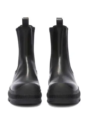 JIL SANDER Leather Chelsea Boots