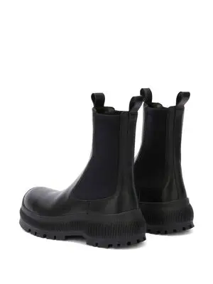 JIL SANDER Leather Chelsea Boots