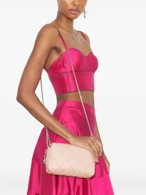 Tory Burch Fleming Leather Crossbody Bag - Pink
