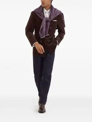 Brunello Cucinelli Cotton Double Breasted Jacket