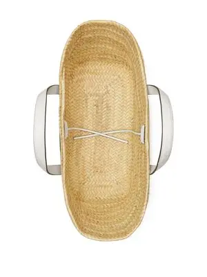 Tory Burch Ella Straw Basket Bag - White