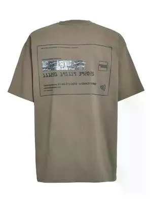 BREATH Graphic-print T-shirt - Brown