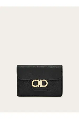 FERRAGAMO Gancini Key Holder - Black