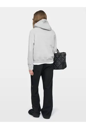Zadig&Voltaire Georgy Diamanté Hooded Sweatshirt - Gray
