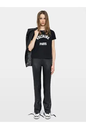 Zadig&Voltaire Alys Photo Print T-shirt - Black