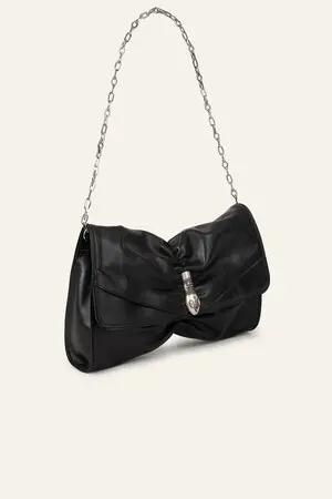 Ba&sh Serpent Leather Clutch