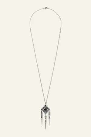 Ba&sh Noor Pendant Necklace - Gray