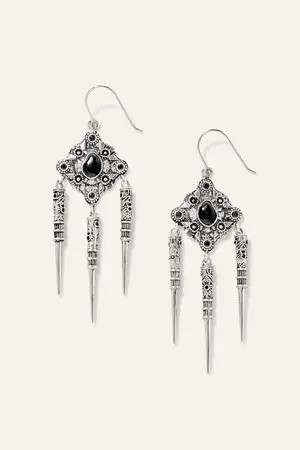 Ba&sh Nora Pendant Earrings - Gray