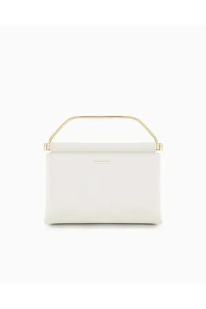 Giorgio Armani Small Leather Handbag - White