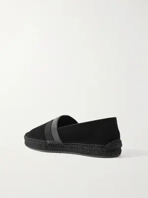CHRISTIAN LOUBOUTIN Alfarica Logo-embellished Espadrilles - Black