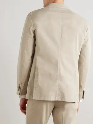 Boglioli Cotton-blend Twill Suit Jacket