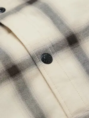 Acne Studios Osara Oversized Padded Checked Cotton-flannel Overshirt