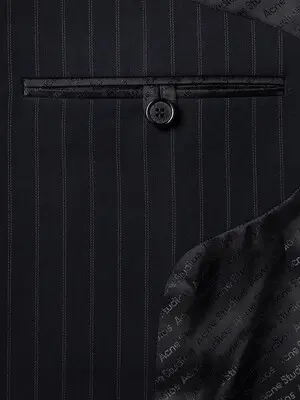Acne Studios Jotam Oversized Pinstriped Twill Blazer
