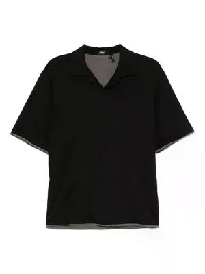 Theory Goris Polo Shirt Black