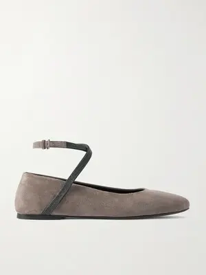Brunello Cucinelli Ankle Flats For Women