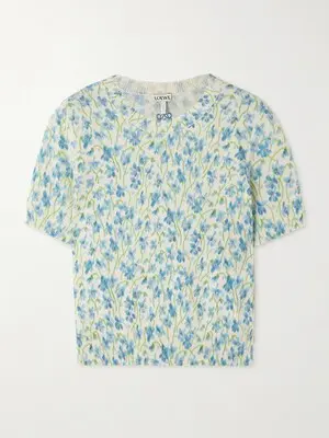 Loewe Floral T-shirts For Women
