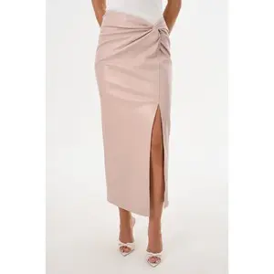 LAMARQUE Faux Leather Maxi Skirt