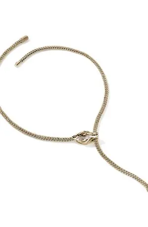 John Hardy Naga Y-necklace With Diamonds