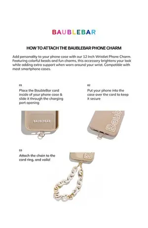 Baublebar Chain Link Phone Wrist Strap