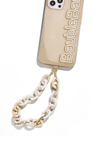 Baublebar Chain Link Phone Wrist Strap - White