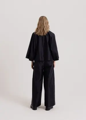 ALAS Structured Kimono Jacket - Black
