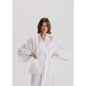 ALAS Structured Kimono Jacket - Milk White