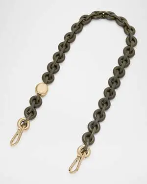 Loewe Donut Chain Shoulder Strap Dkgrn