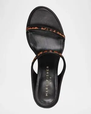 Marc Fisher Alonde Calf Hair Sandals