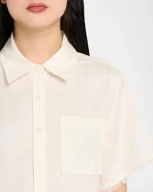 Simkhai Solange Cropped Shirt
