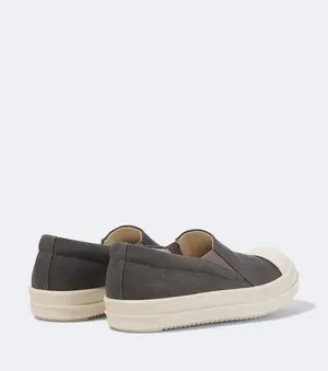 Rick Owens Boat Denim Slip-on Sneakers