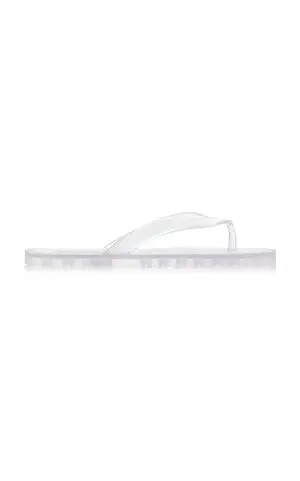 ST. AGNI Jelly Flip Flop Sandals - White