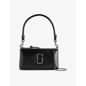 Marc Jacobs The Snapshot Dtm Convertible Leather Shoulder Bag - Black