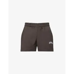 ADANOLA Cotton-jersey Varsity Drawstring Shorts