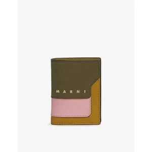 Marni Colour-block Leather Bifold Wallet - Zo957