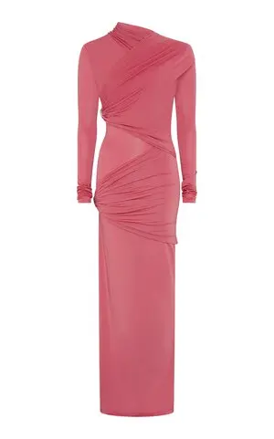 Paris Georgia Aria Jersey Maxi Dress - Pink