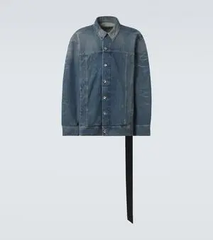 Rick Owens Jumbo Worker Denim Jacket - Blue