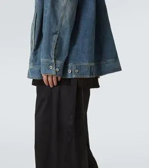 Rick Owens Jumbo Worker Denim Jacket - Blue