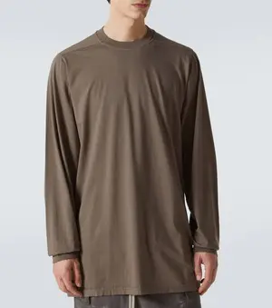 Rick Owens Oversized Cotton Jersey T-shirt - Grey