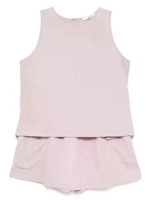 B+AB Sleeveless Top And Skorts Set - Purple