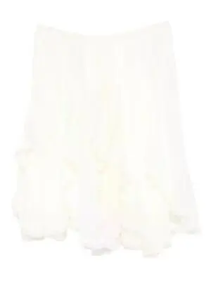 B+AB Ruffled Skirt - Neutrals