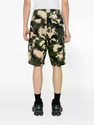 A BATHING APE Map Camo Cargo Shorts