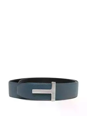 TOM FORD Leather Belt - Blue