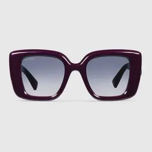 Gucci Butterfly Frame Sunglasses - Purple