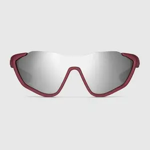 Gucci Mask-shaped Sunglasses - Bordeaux