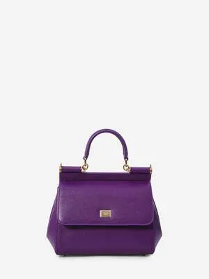 Dolce & Gabbana Sicily Handbag - Bright Purple 1