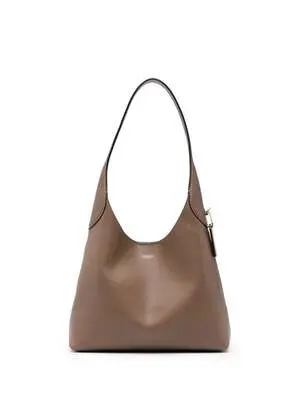 COACH Brooklyn 28 Leather Hobo Bag Grey