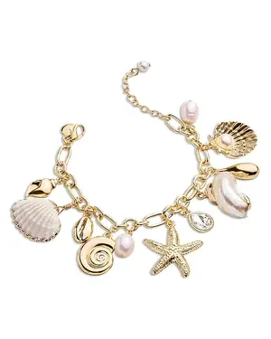 Baublebar Linda Shell Bracelet - Gold