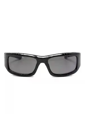 Jacquemus Rectangle-frame Sunglasses - Black